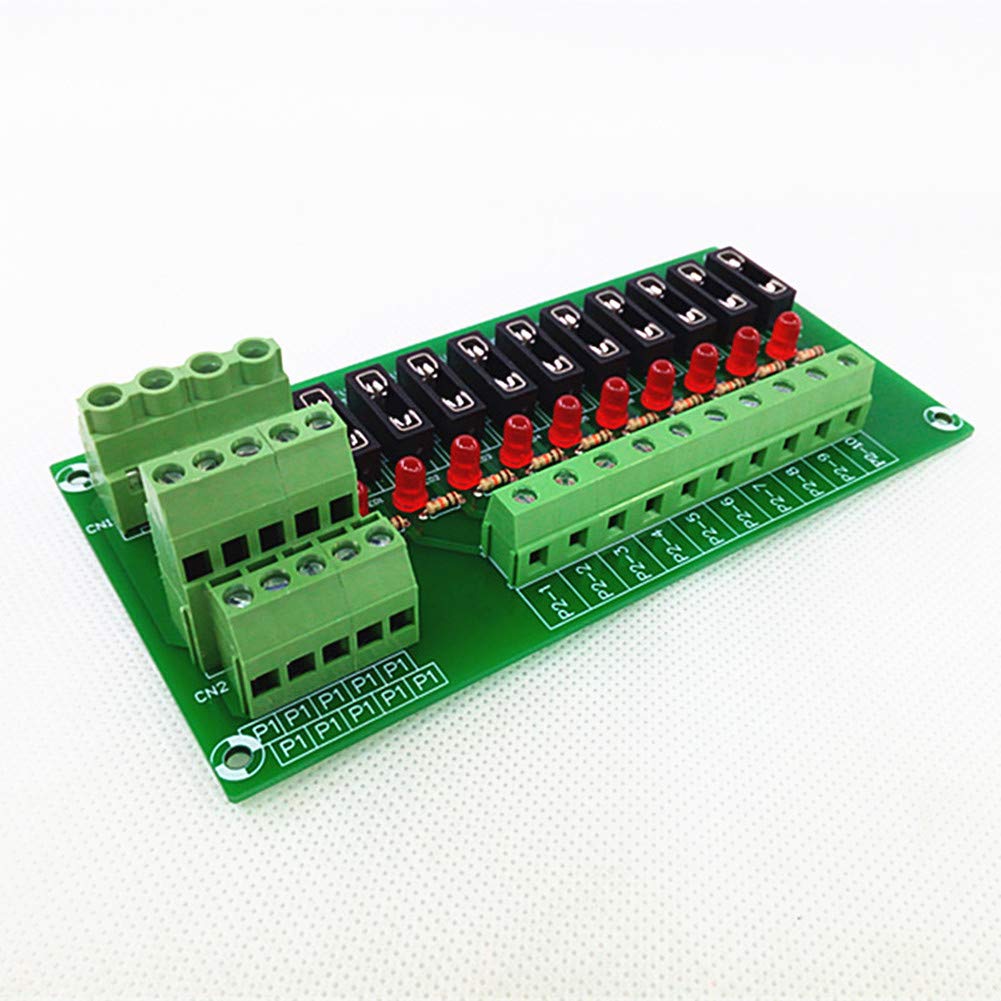 Fuse Module,10 Position Fuse Panel Mount Power Distribution Module ...