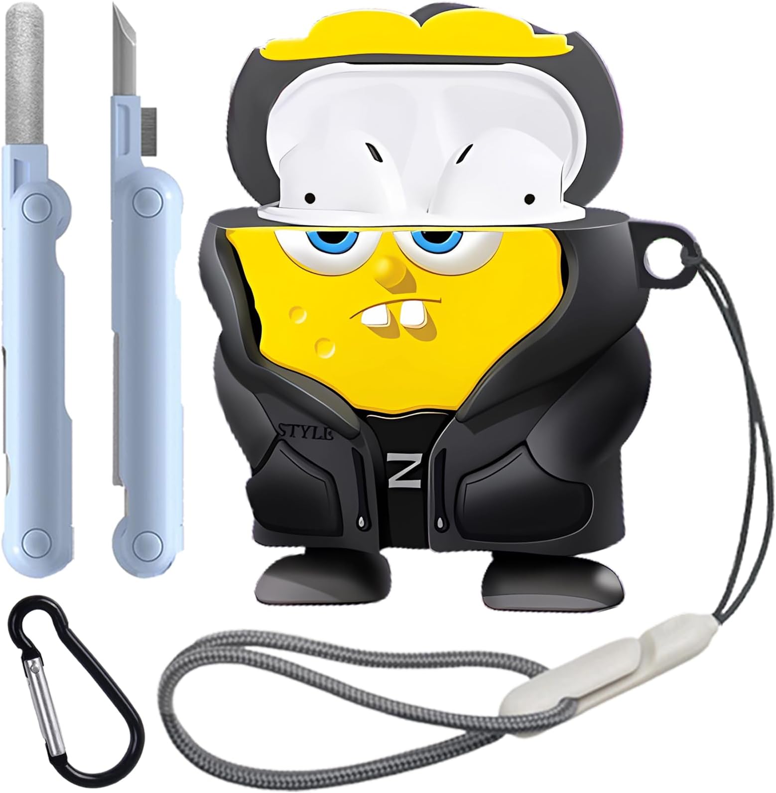 Amazon.com: [3 Pack] Funny Airpod Case for AirPod 2/1, 3D Cartoon ...