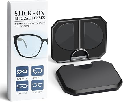 Amazon.com: XCYKWXJ 1 Pack Stick-On Bifocal Lenses, +2.00 : Everything Else