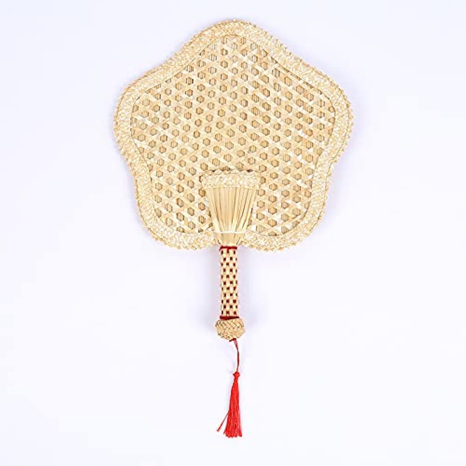 Buy THE WHITE SHOP Hand Held Fan Decorative Folding Fans Natural Bamboo ...