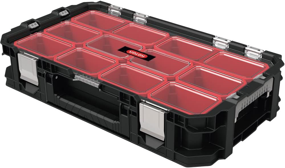 Keter - 236758 22 Inch Resin Cantilever Tool Box with 27 Removable ...