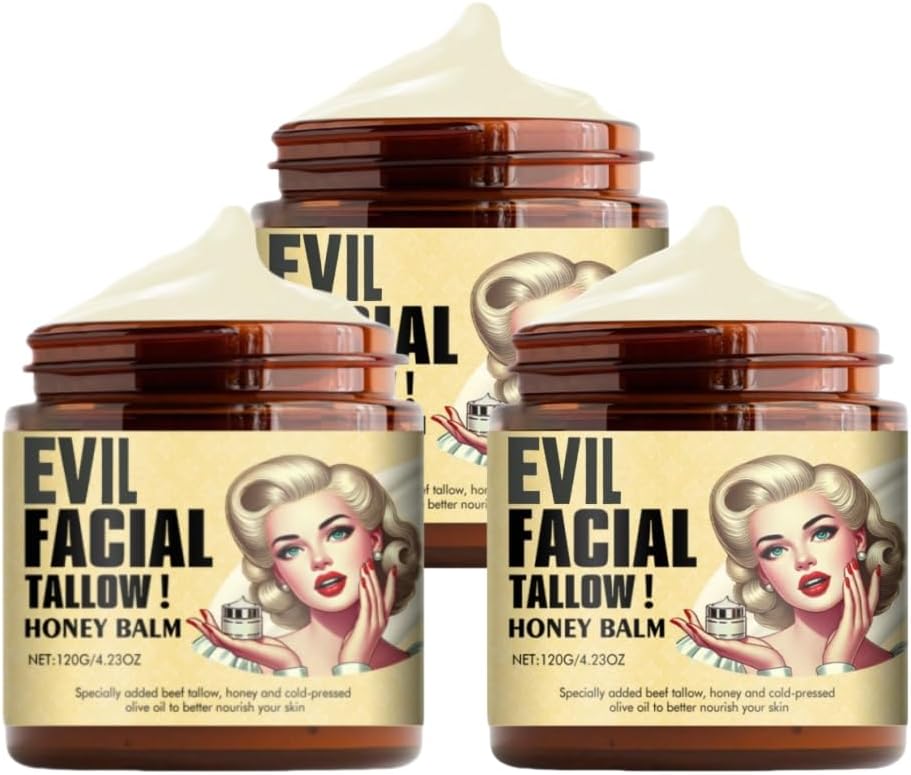 Amazon.com : VEADONS Evil Whipped Beef Tallow Honey Balm,Whipped Beef ...