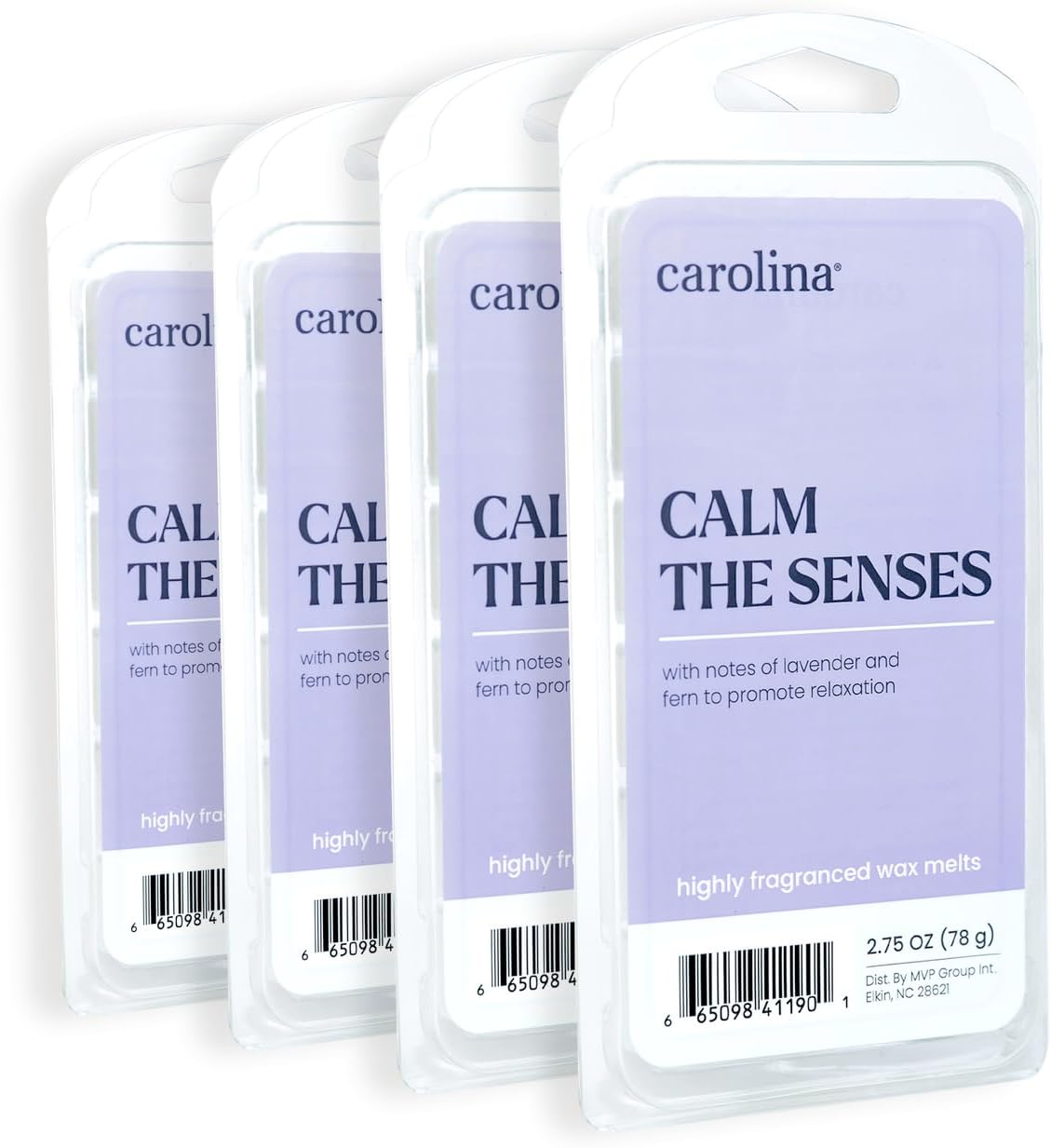 Amazon.com: Carolina Calm The Senses Scented Wellness Wax Melts, Wax ...