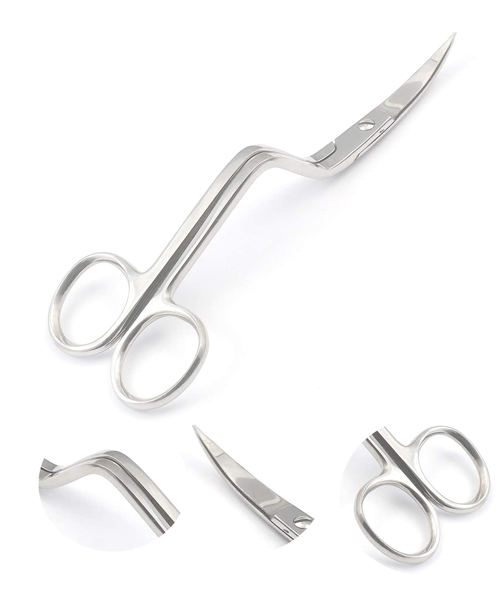 Amazon.com: OdontoMed2011 6" Large Double Curved Scissors - Stainless ...
