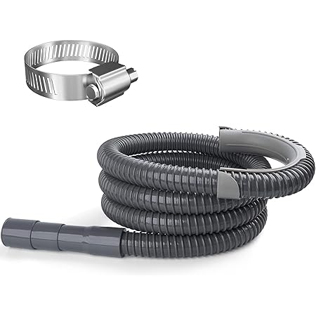Amazon.com: Universal Washing Machine Drain Hose - 10 Ft Corrugated and ...