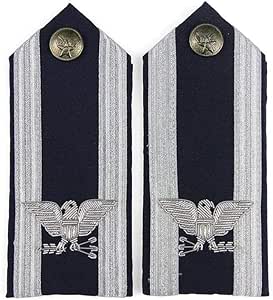 Amazon.com: Pair of USAF Mess Dress Hard Shoulder Boards, Colonel