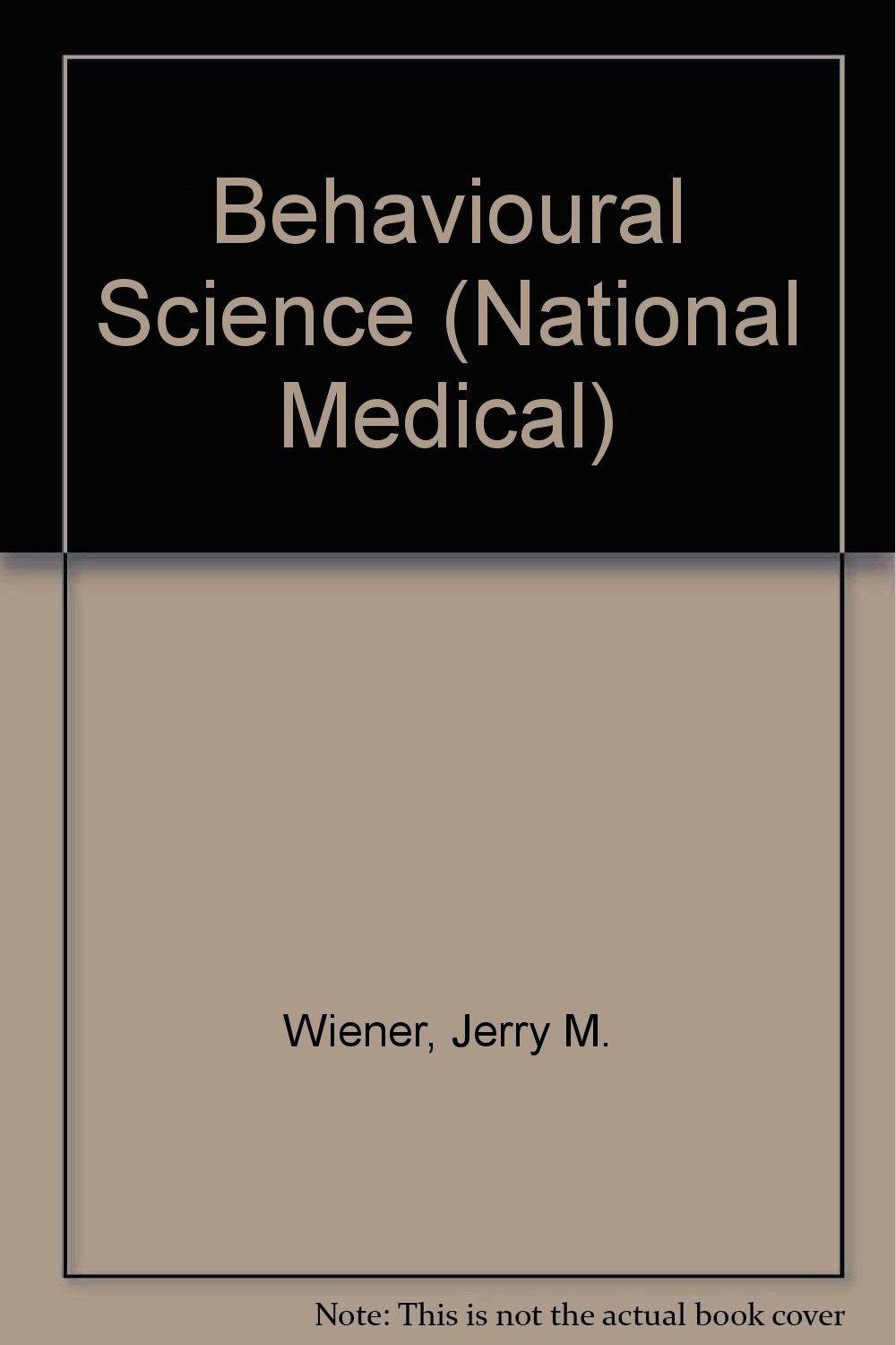 Buy Behavioural Science (National Medical S.) Book Online at Low Prices ...