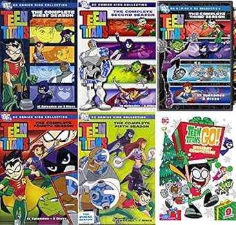 Amazon.com: Teen Titans DVD 6-Pack: Complete Seasons 1-5 plus Go ...