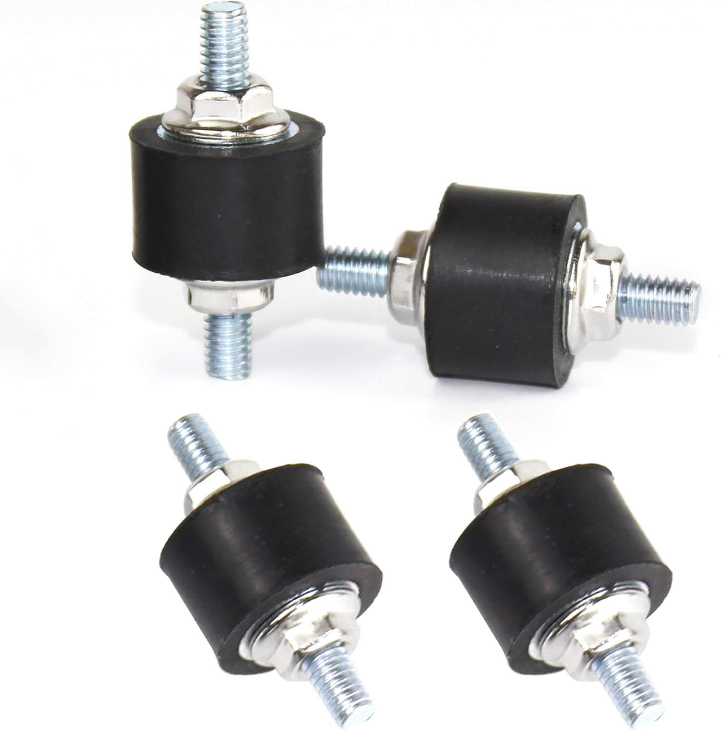 Amazon.com: EASYEAH M4 Rubber Vibration Isolator Mounts Double Stud ...