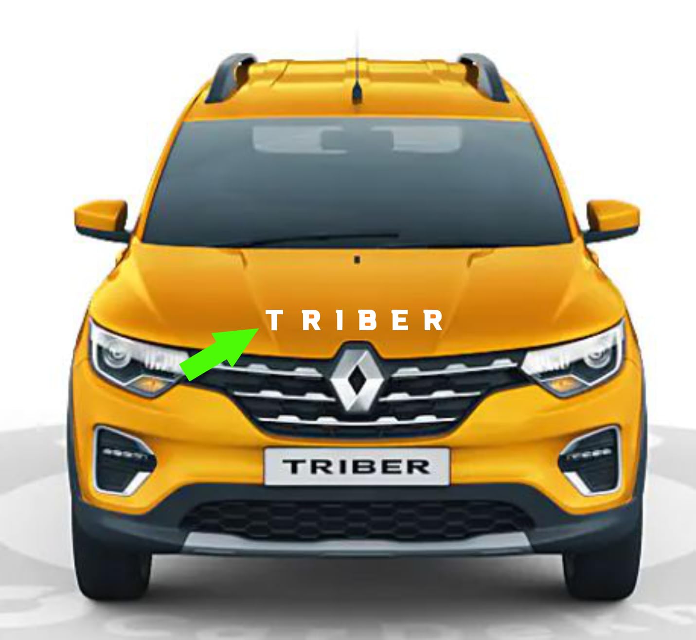 Carlooks TRIBER 3D Letters 3D Logo Name Alphabets for Car Bonnet ...