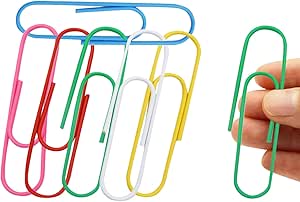 Large Paper Clips, 6 Pcs 4 Inch Jumbo Paper Clips Large Giant Paper ...