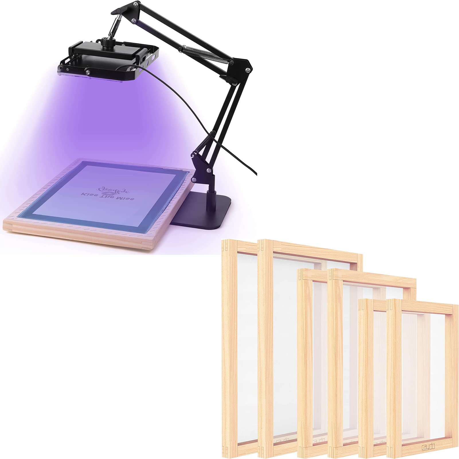 Amazon.com: Caydo 50W LED Exposure Unit for Screen Printing, UV Screen ...