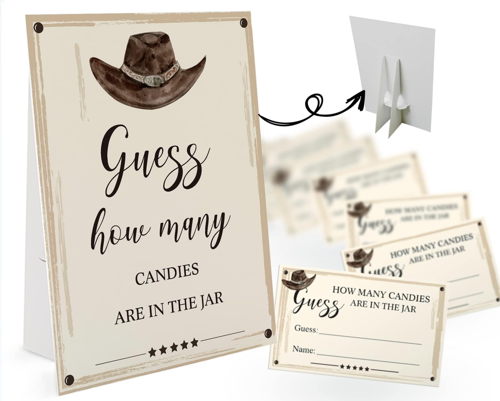 Amazon.com: Baby Shower Games - Guess Who Mommy or Daddy Game for 30 ...