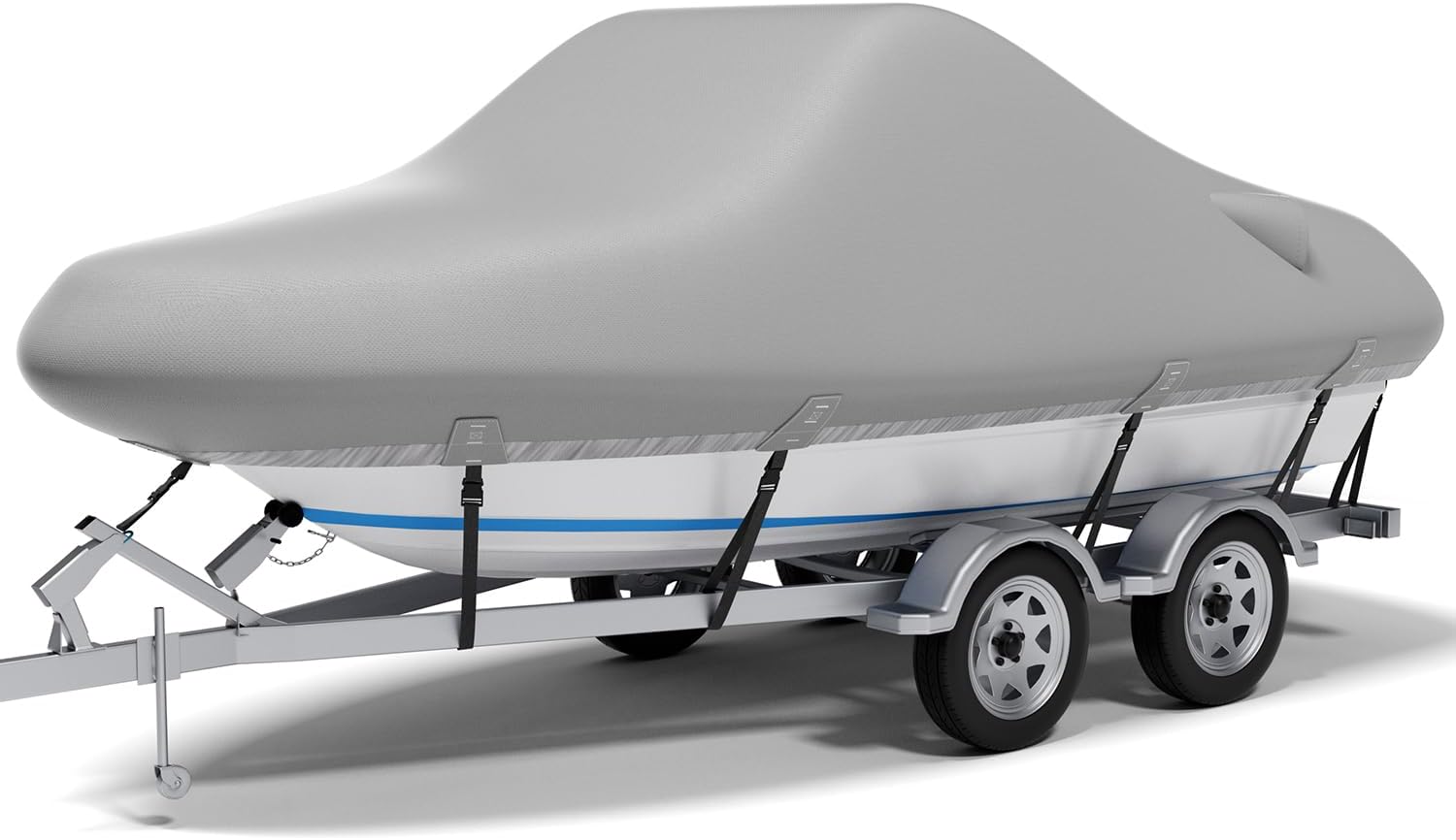 Boat Cover, Waterproof 800D Marine Grade Polyester Canvas Universal ...