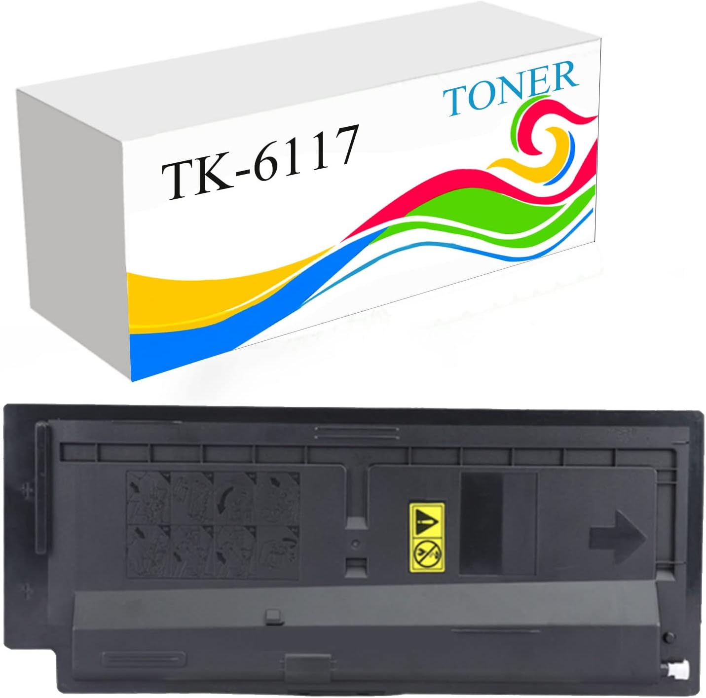 Amazon.com: MYSEC TK-6117 Toner Cartridge for Kyocera, TK 6117 Use for ...
