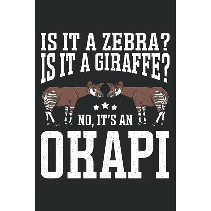 Buy Okapi: Okapi Notebook I 120 Ruled Pages I 6 x 9 I Blank Journal I ...