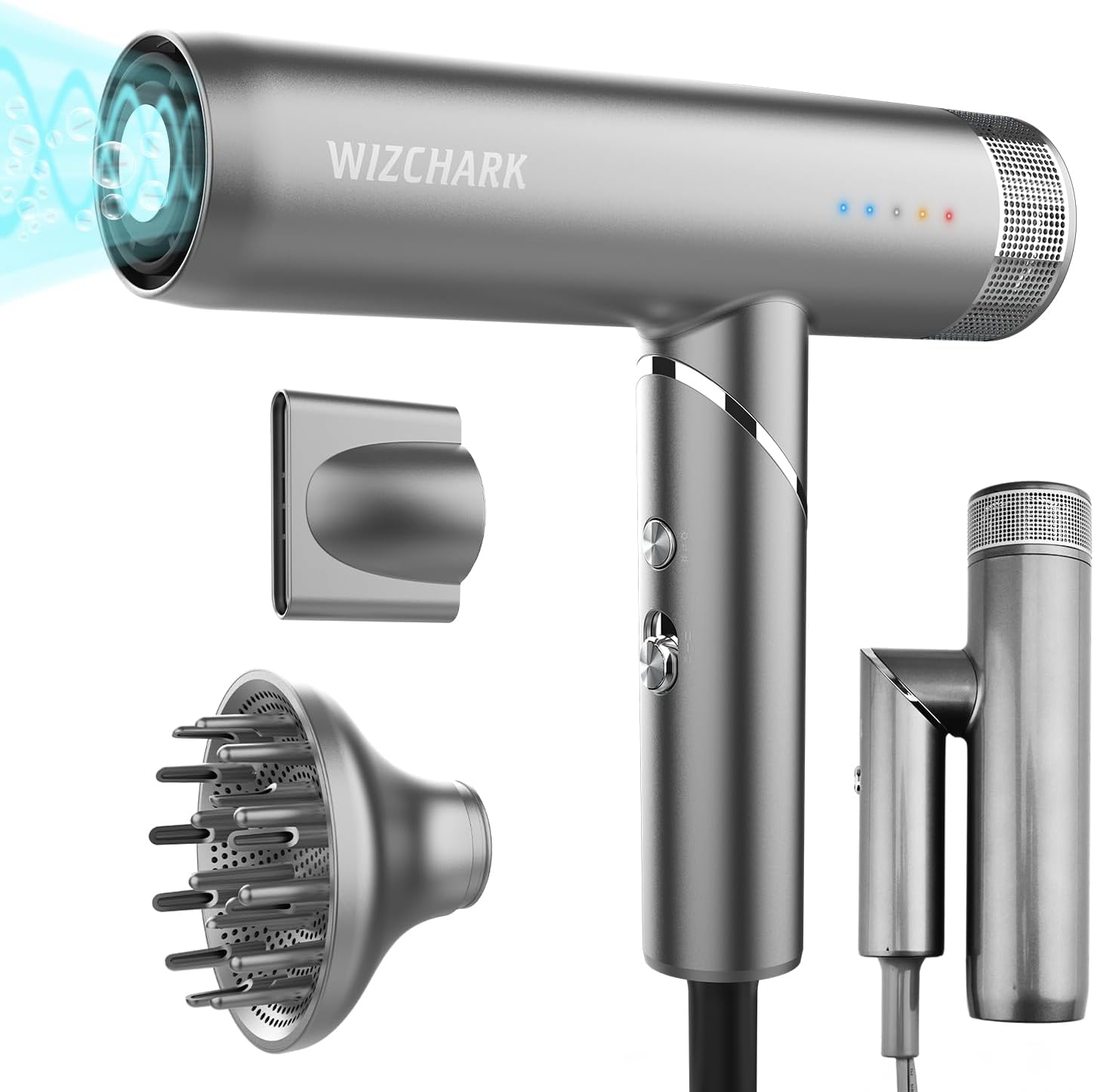 Amazon.com : WIZCHARK Travel Hair Dryer, Professional Hair Dryer with ...