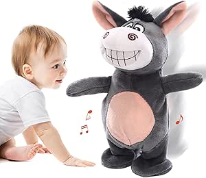Amazon.com: MILEGI Dancing Donkey Toy Singing Toy Electric Hip Shake ...