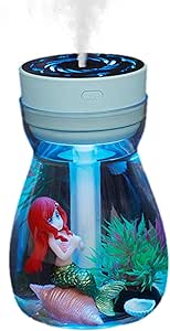Amazon.com: Mermaid Humidifiers for Bedroom - USB Cool Mist Micro ...