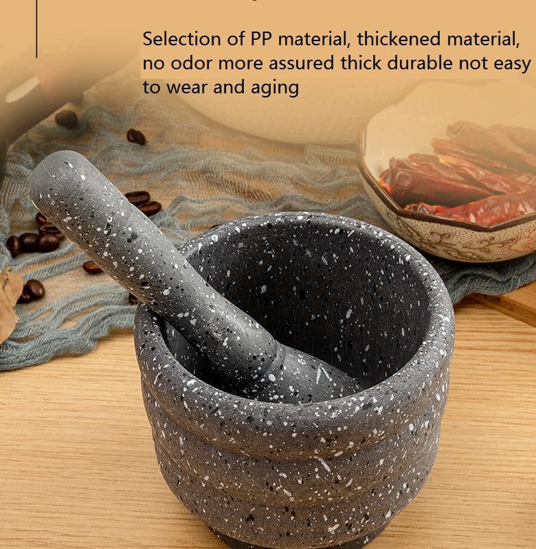 Multifunctional Mortar and Pestle Set Plastic Manual Garlic Grinder ...