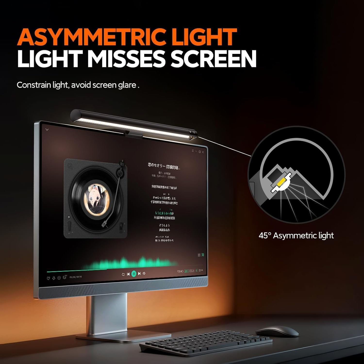 Snapklik.com : LYMAX Computer Monitor Light Bar, USB Computer Lamp ...