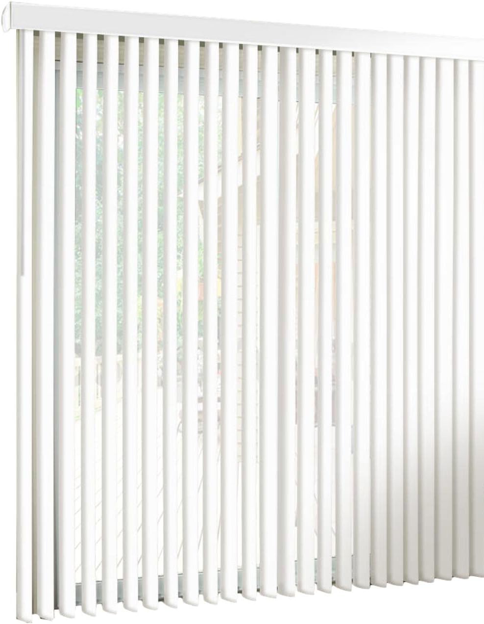 Amazon.com: Custom Faux Wood Vertical Blinds Choose Size, Color, Mount ...