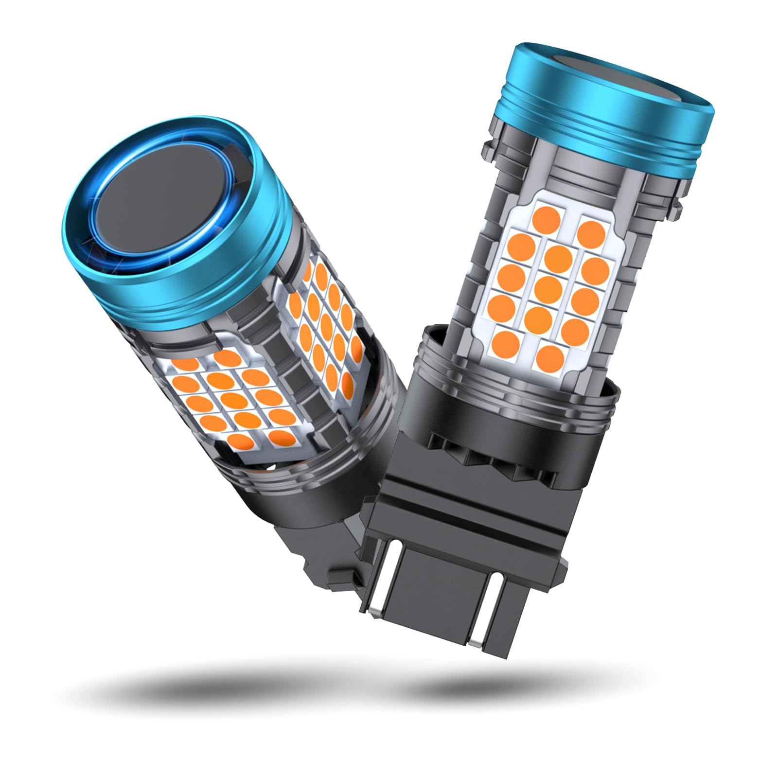 3157 LED Bulb Amber Yellow,3157 LED Turn Signal Bulb With Built in ...