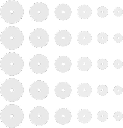 Styquenzer Clear Piercing Disc for Piercing Bump Silicone Healing Non ...