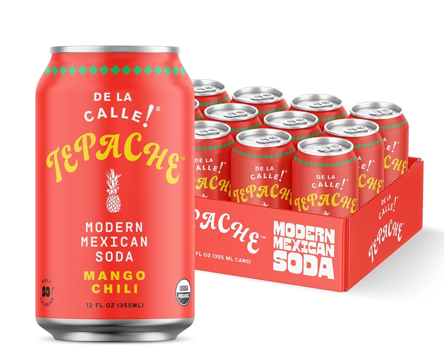 Amazon.com : De La Calle Tepache - Mango Chili - Modern Mexican Soda ...