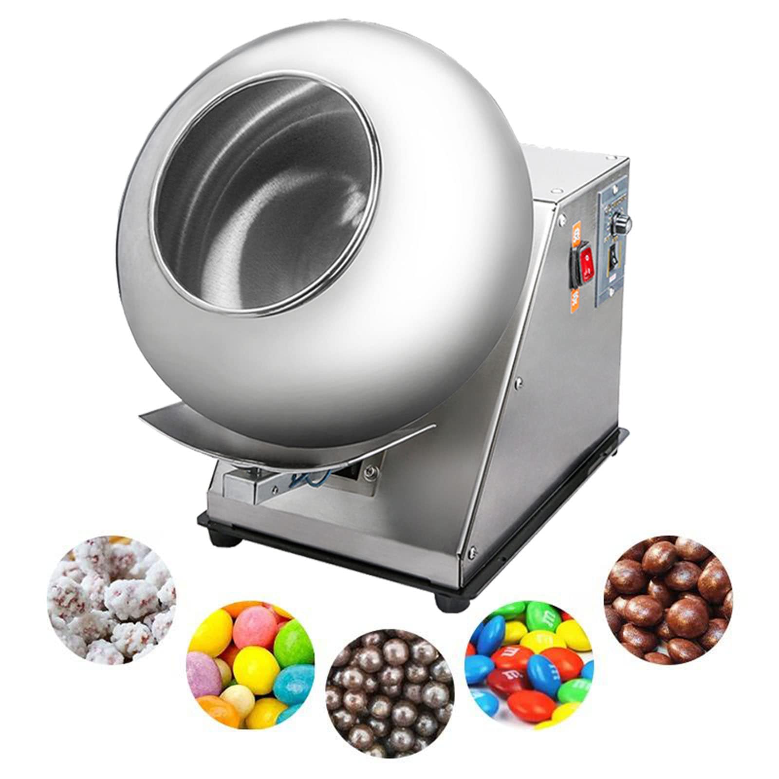 Qjjml Sugar Coating Machine Commercial Mini Chocolate Panning Machine 2 ...