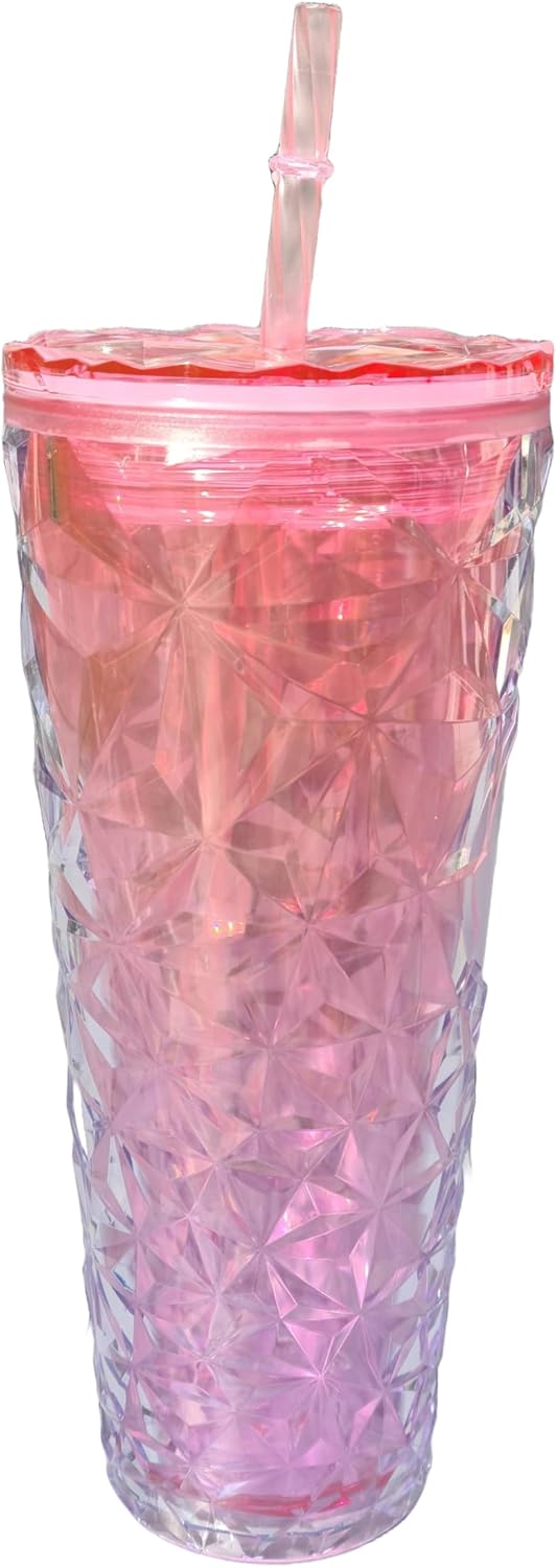 ThreeRs Reuse Recycle Reduce Jewel Design Reusable Plastic Cold Cup ...