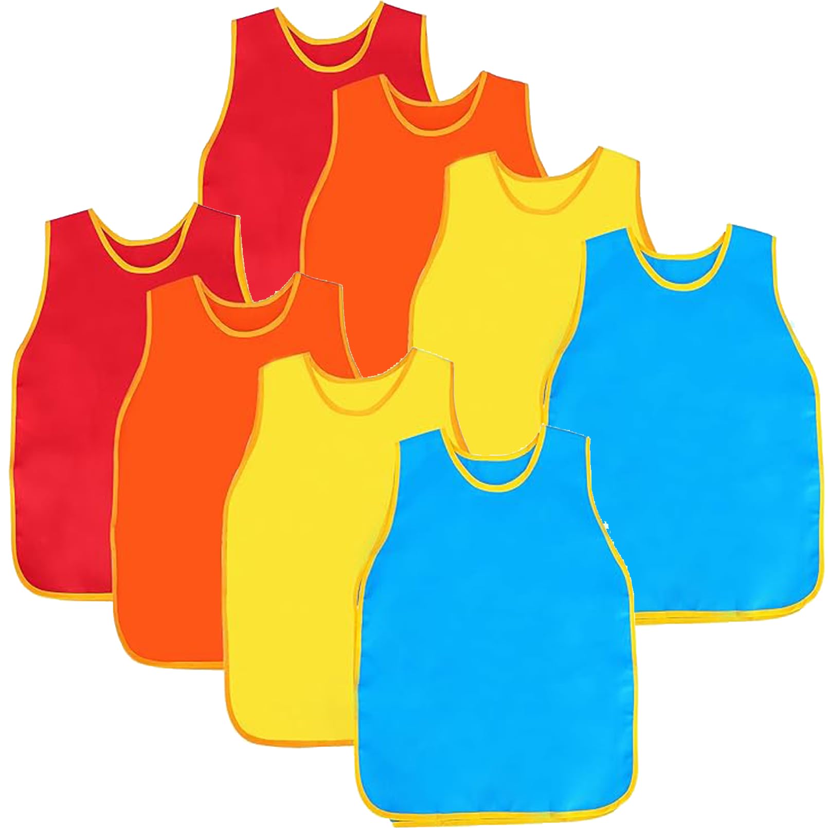 Snapklik.com : 8 Pack Art Smock For Kids,Waterproof Artist Painting ...