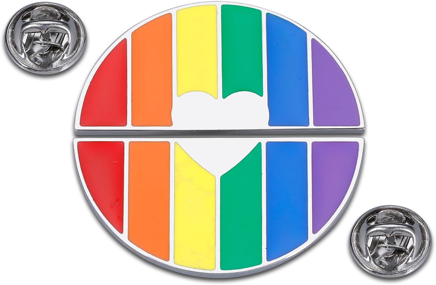 Amazon.com: LGBTQ Pride Pins Rainbow Lapel LGBT Badge Brooch Pride ...