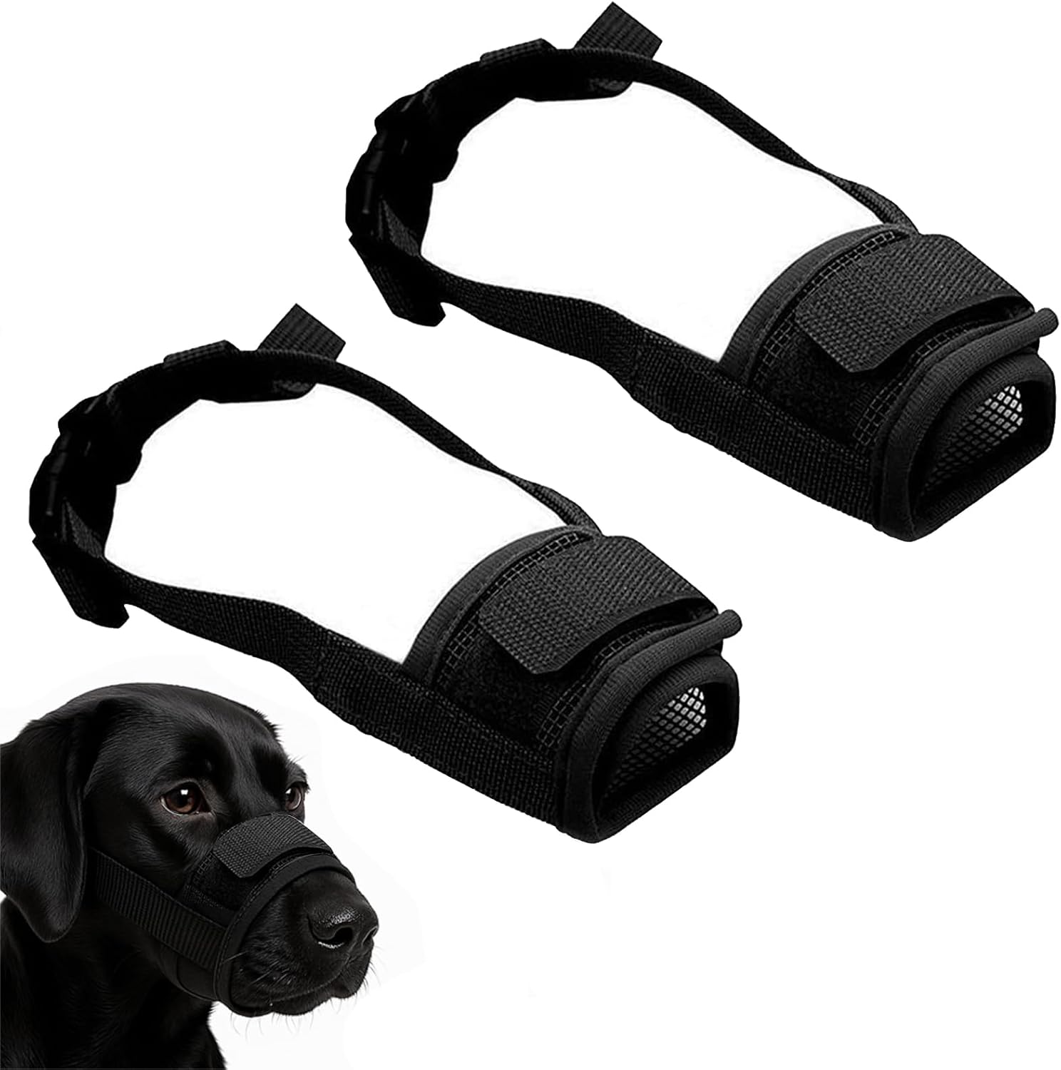 2PCS Muzzle for Small Dog, Small Dog Muzzles for Dachshund and Jack ...