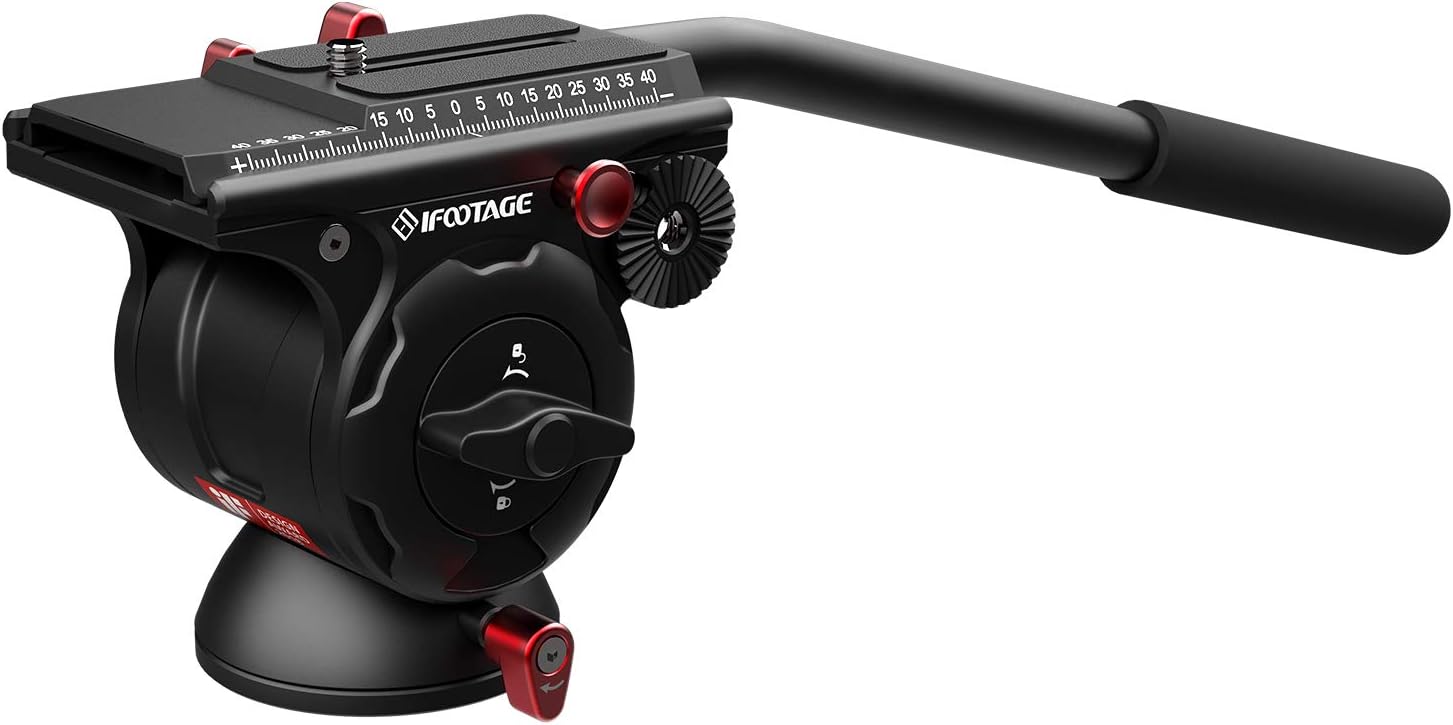 Amazon.com : Fluid Head,pangshi VT-1510 Video Camera Tripod Head Fluid ...