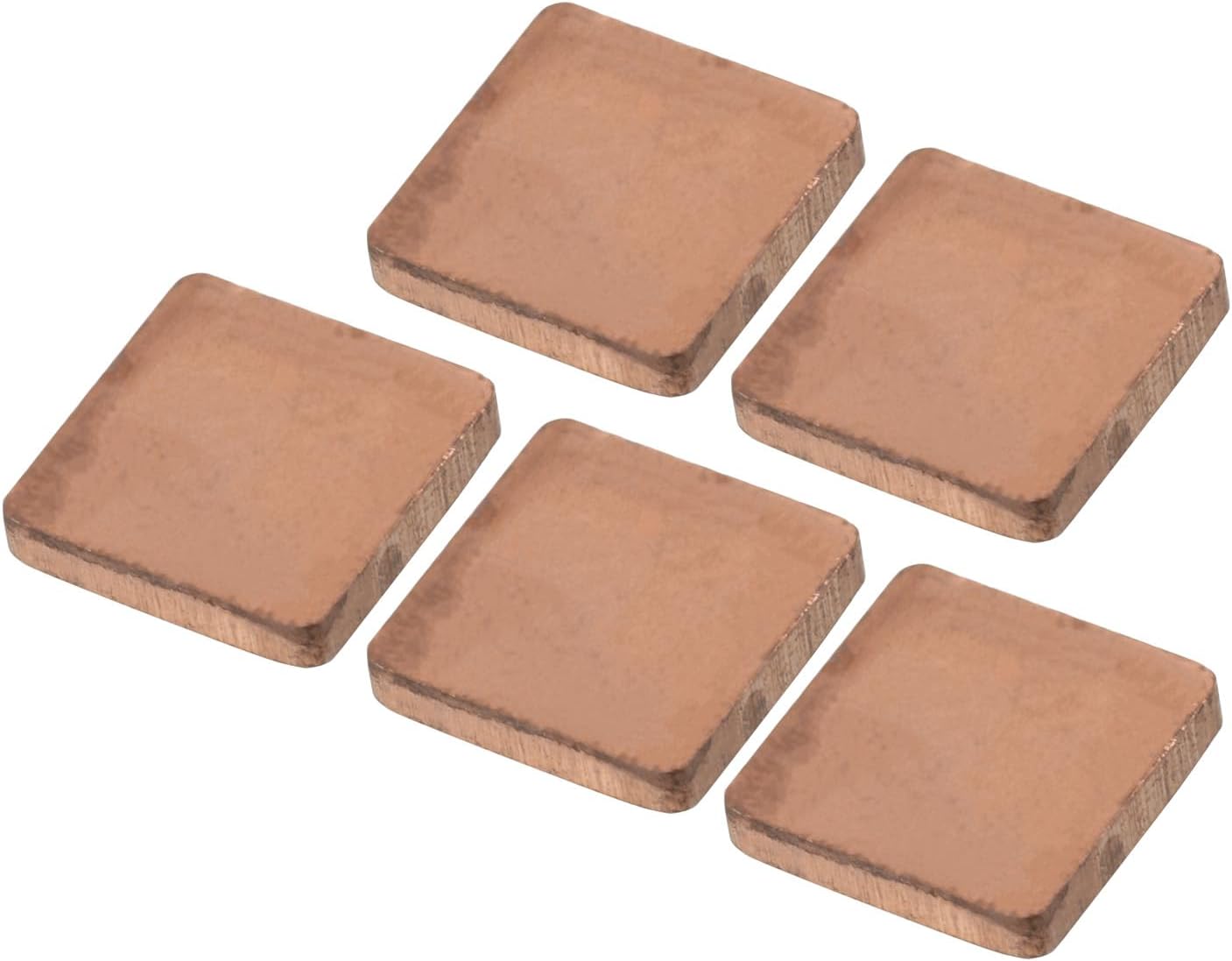 Amazon.com: Easycargo 4pcs 40mm Copper Pad Shim Thermal Kit, Cooler ...