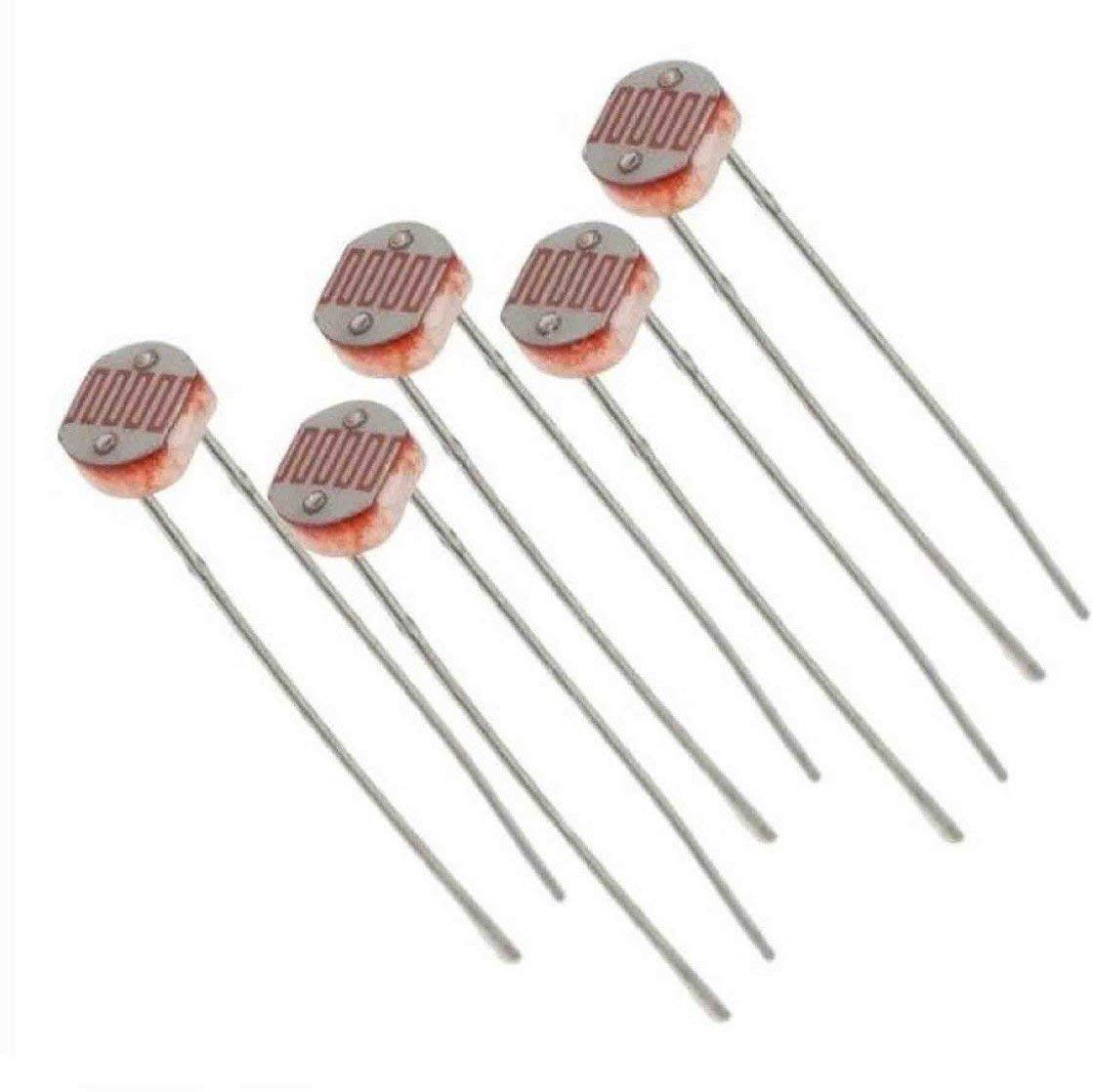 3v3 Electronics LDR SENSOR 5mm GENUINE LIGHT DEPENDENT RESISTOR ...