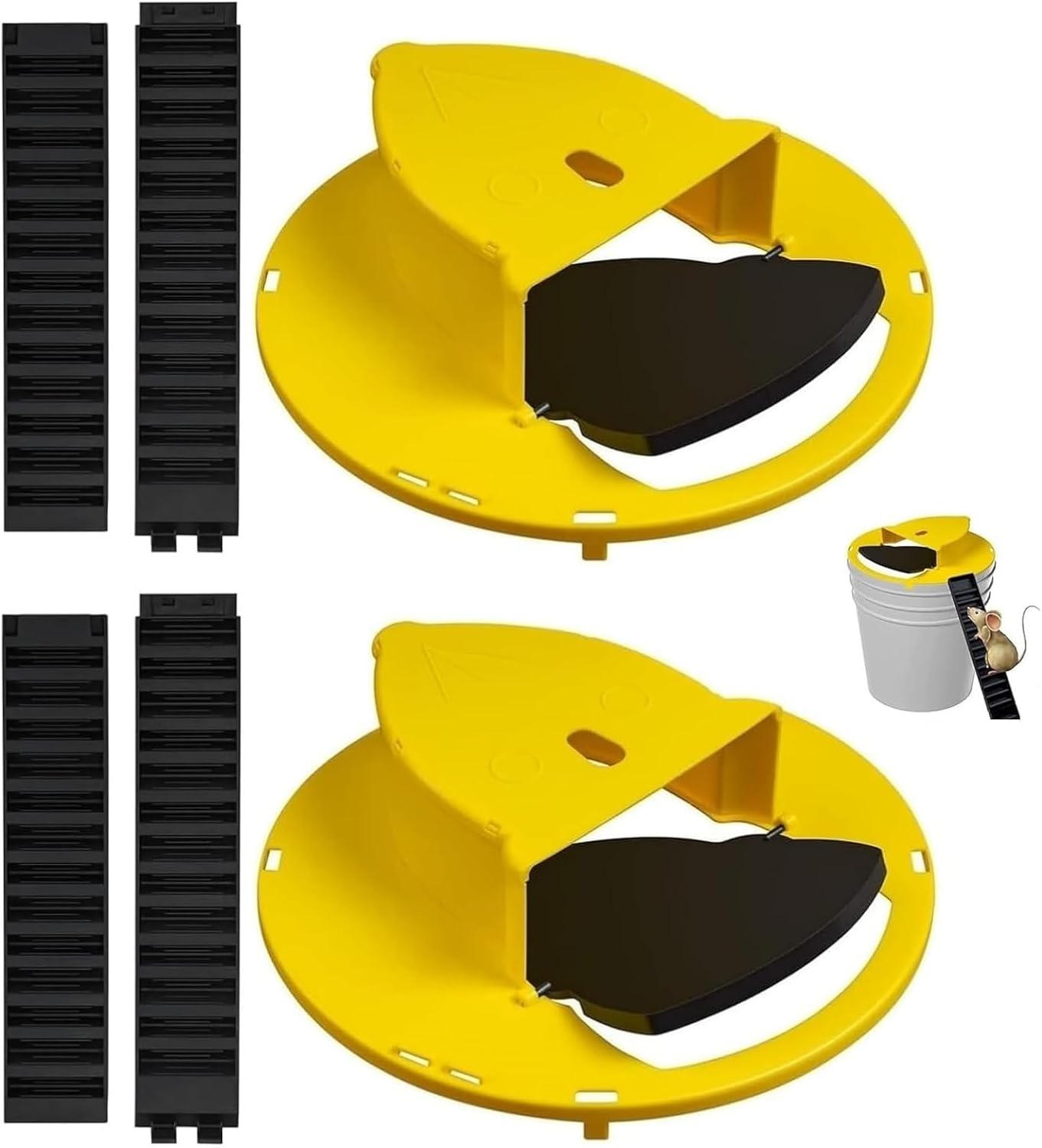 Amazon.com : Mouse Trap Bucket with Flip Lid, Auto-Reset Humane Mouse ...