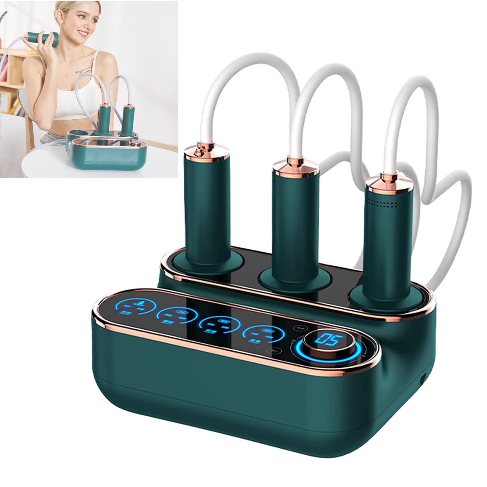 Buy 4 In 1 Electric Cupping and Gua Sha Scraping Therapy Magssager, A ...