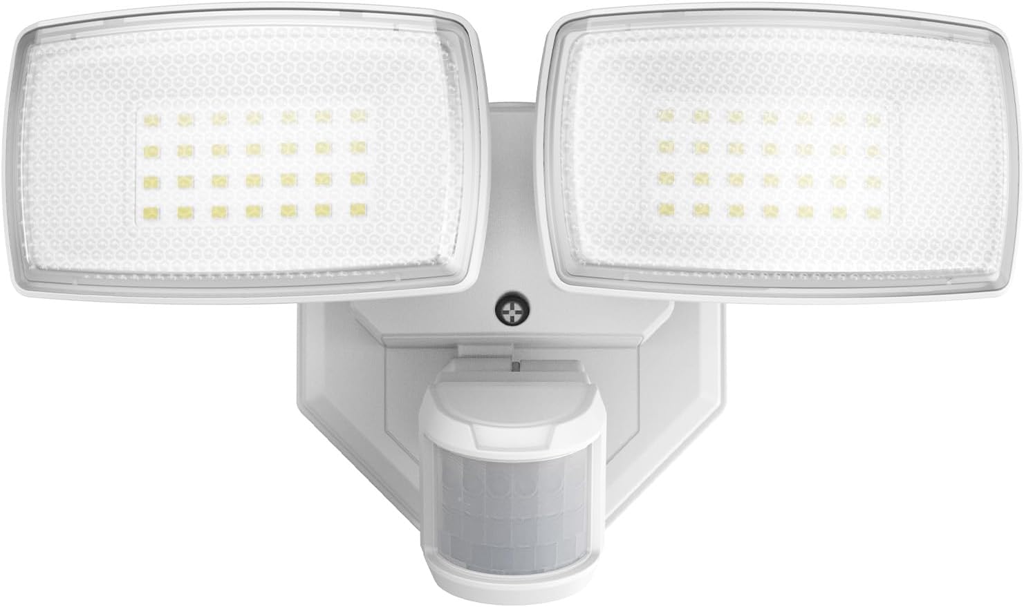 Onforu 32W 2 Head Motion Sensor Outdoor Lights, 3200LM 6500K LED ...
