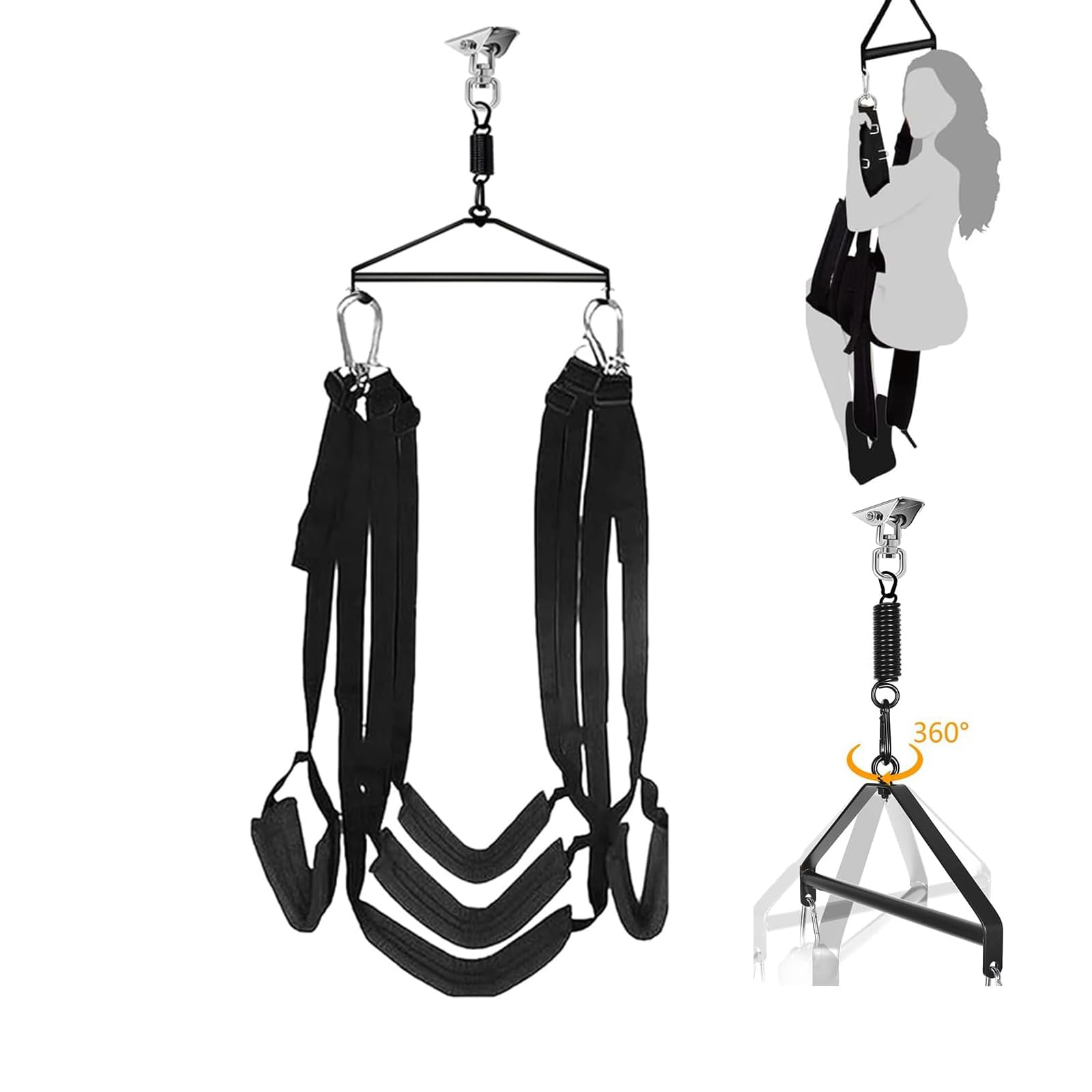 Sex Swing, 360° Spinning Sex Swing BDSM Sex Swing Sex Bondage ...