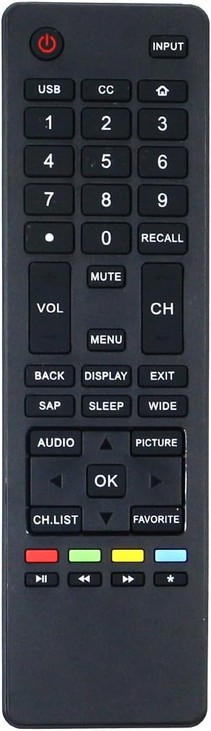 HTR-A18M Replace Remote Control Applicable for Haier TV 32D3000 55D3550 ...
