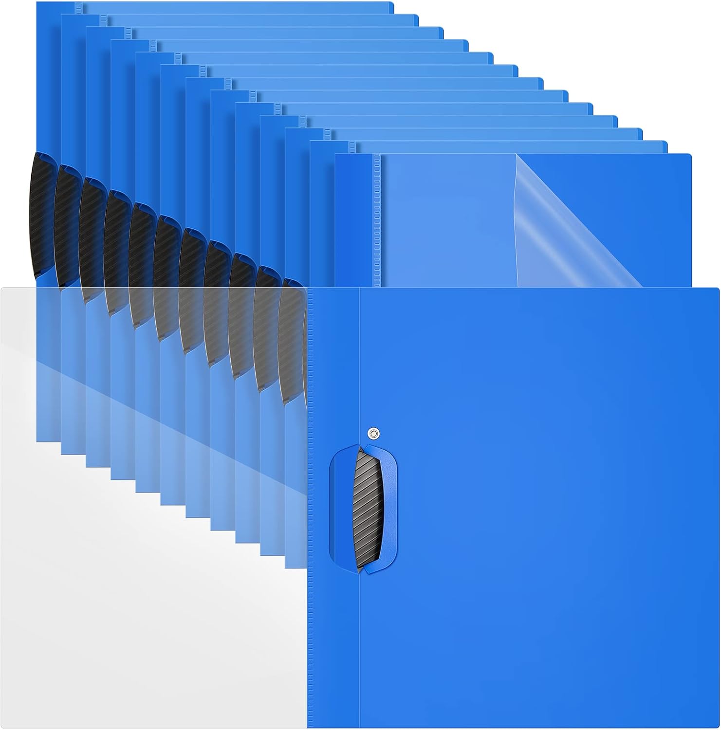 Amazon.com : Teling 48 Pcs Clear Report Covers with Clip Plastic ...