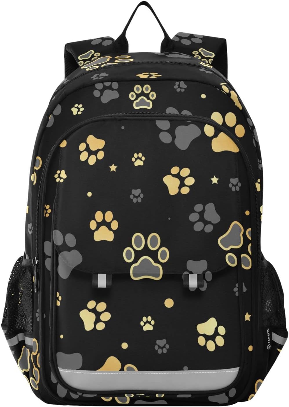 Amazon.com: Backpack Animal Puppy Dog Paw Print Adults School Bag ...