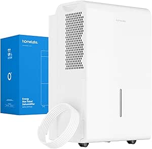 Amazon.com - hOmeLabs 50 Pint Wi-Fi Dehumidifier with Pump for up to 7,000 Sq Ft (MAX 120 Pint ...