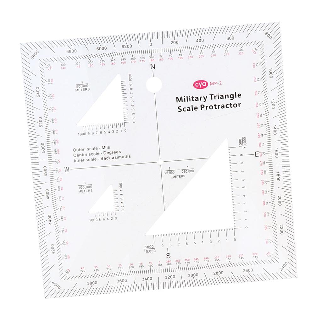 Buy CALANDIS 5X5 Coordinate Scale Protractor Grid Reader GTA ...