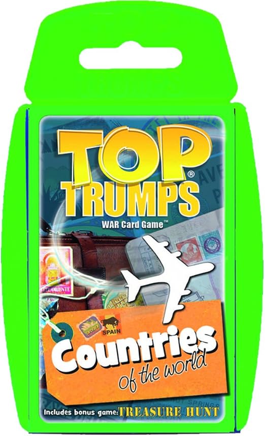 Amazon.com: Top Trumps Card Game Countries of The World - Family Games ...