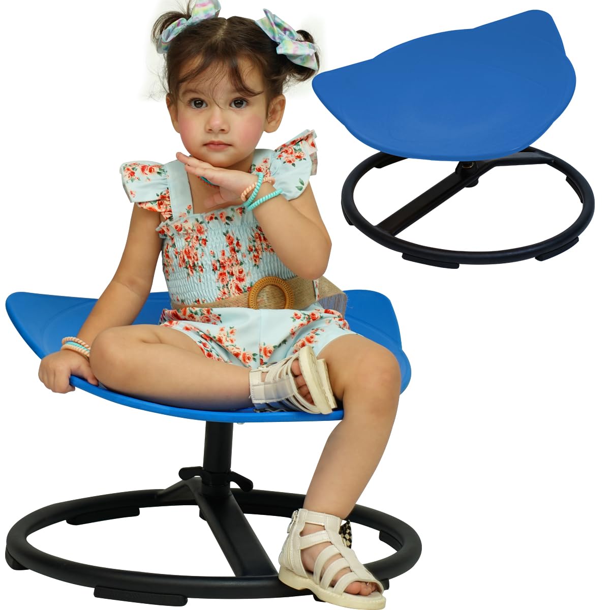 Amazon.com: WhirlNTwirl Adjustable Sensory Spinning Chair for Autistic ...