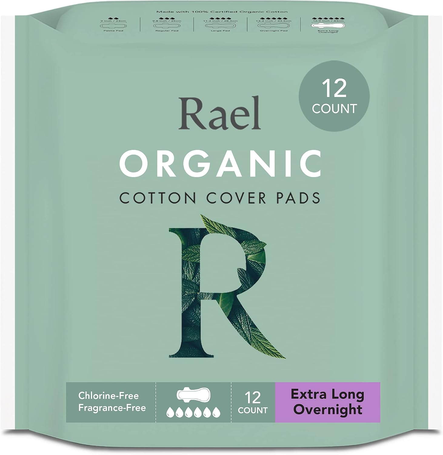 Rael Extra Long Overnight Pad 2 Pack : Amazon.co.uk: Health & Personal Care