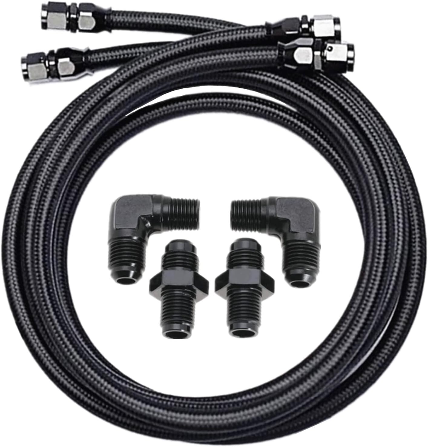 Amazon.com: 2Set 6AN PTFE Transmission Cooler Lines Set for 4L60 700R4 ...